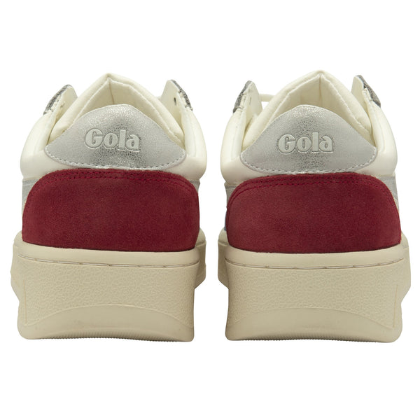 Gola Womens Trainer Grand Slam Quadrant Off White/Moonlight/Silver/Dee ...