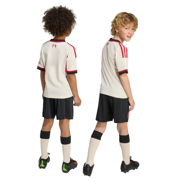 Adidas Liverpool FC Kids Mini Kit Away 25/26 Wonder White - Donaghys